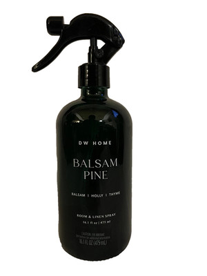 DW Home Room & Linen Spray Balsam Pine 16.1 oz Large Glass Bottle NEW ...