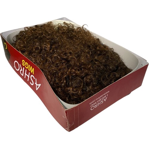 ASHRO Wig Springy Curls Shades of Brown Locs Syn. Hair Womens Average ...