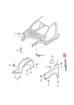 Genuine Closing element left VW Jetta 162 163 5C6821111A | eBay