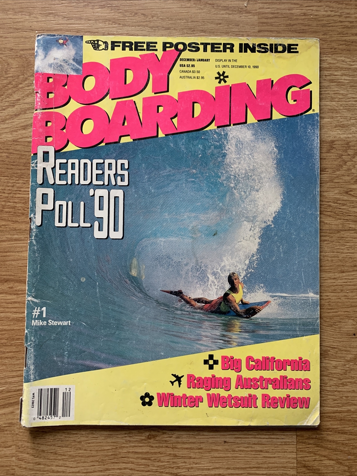 Bodyboarding Magazine December / January 1990 Surfing Readers Poll Mike ...