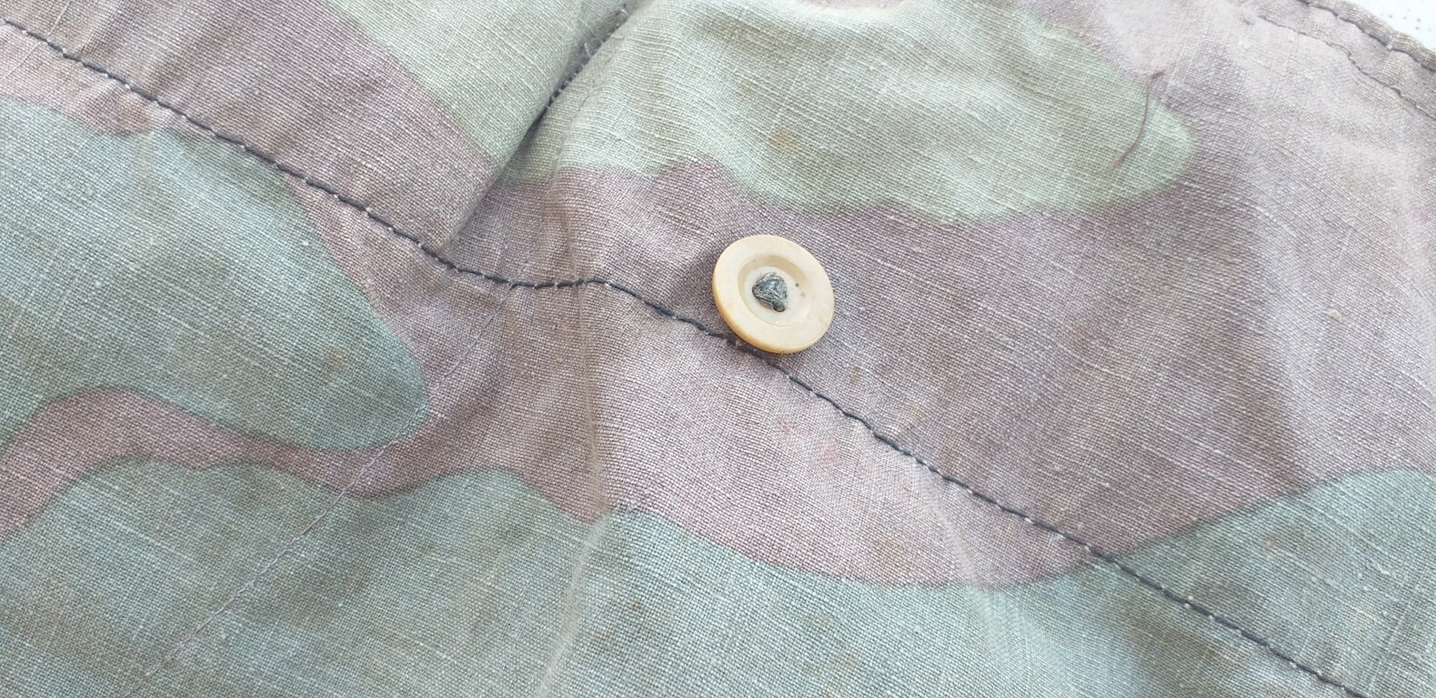 German Army WW2 camo tent shelter half in M29 pattern Italian Army 1941 ...