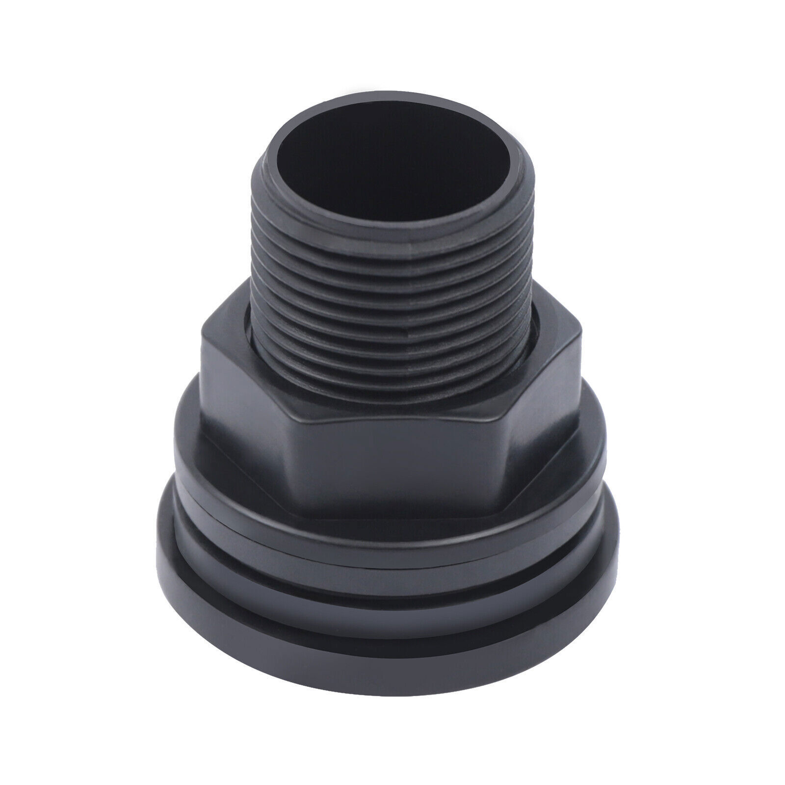 4pcs PVC Bulkhead Fitting for Rain Barrel Aquarium Water Tank Bulkhead ...