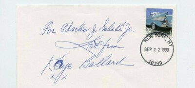 Autographed Envelope Kaye Ballard musical theatre, TV actress, comedian ...
