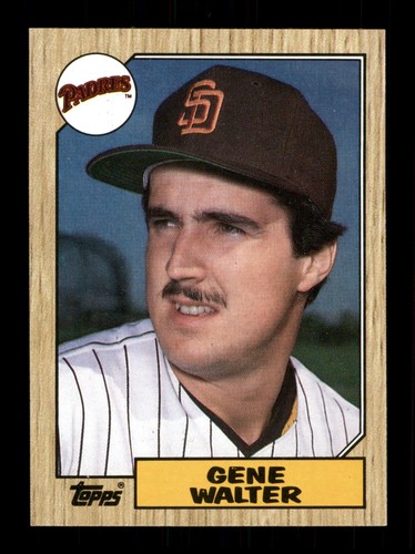 248 Gene Walter Padres 1987 Topps Baseball Sports Trading Card | eBay