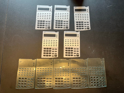 5 x NEC Topaz XN120 - IP2AT-12TXD Office Telephone Spare Front Perspex ...