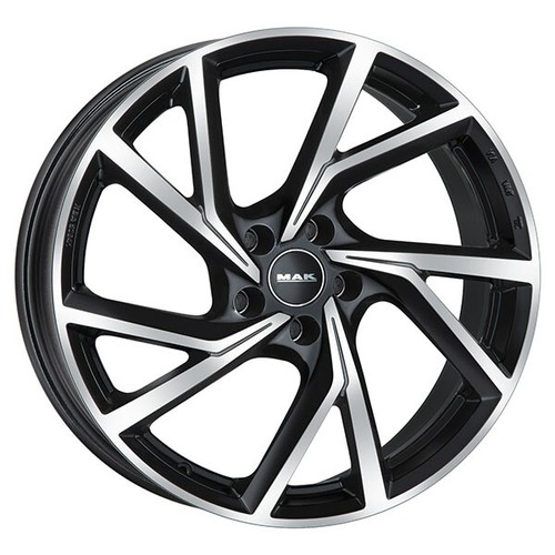 JANTES ROUES MAK KASSEL POUR SEAT ALHAMBRA 8.5X19 5X112 BLACK MIRROR ...