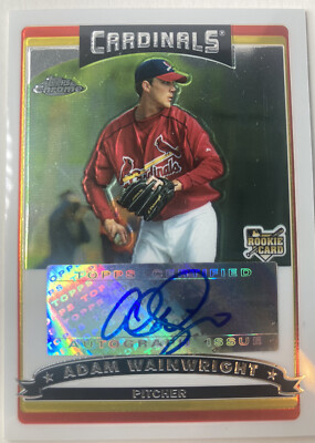 2006 Topps Chrome Autograph Adam Wainwright | eBay