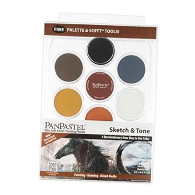 30074 Ultra Soft Artist Pastel 7 Color Sketch & Tone Kit w/Sofft Tools ...