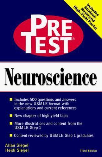 Pretest Ser.: Basic Sciences: Neuroscience by Allan Seigel and Heidi ...