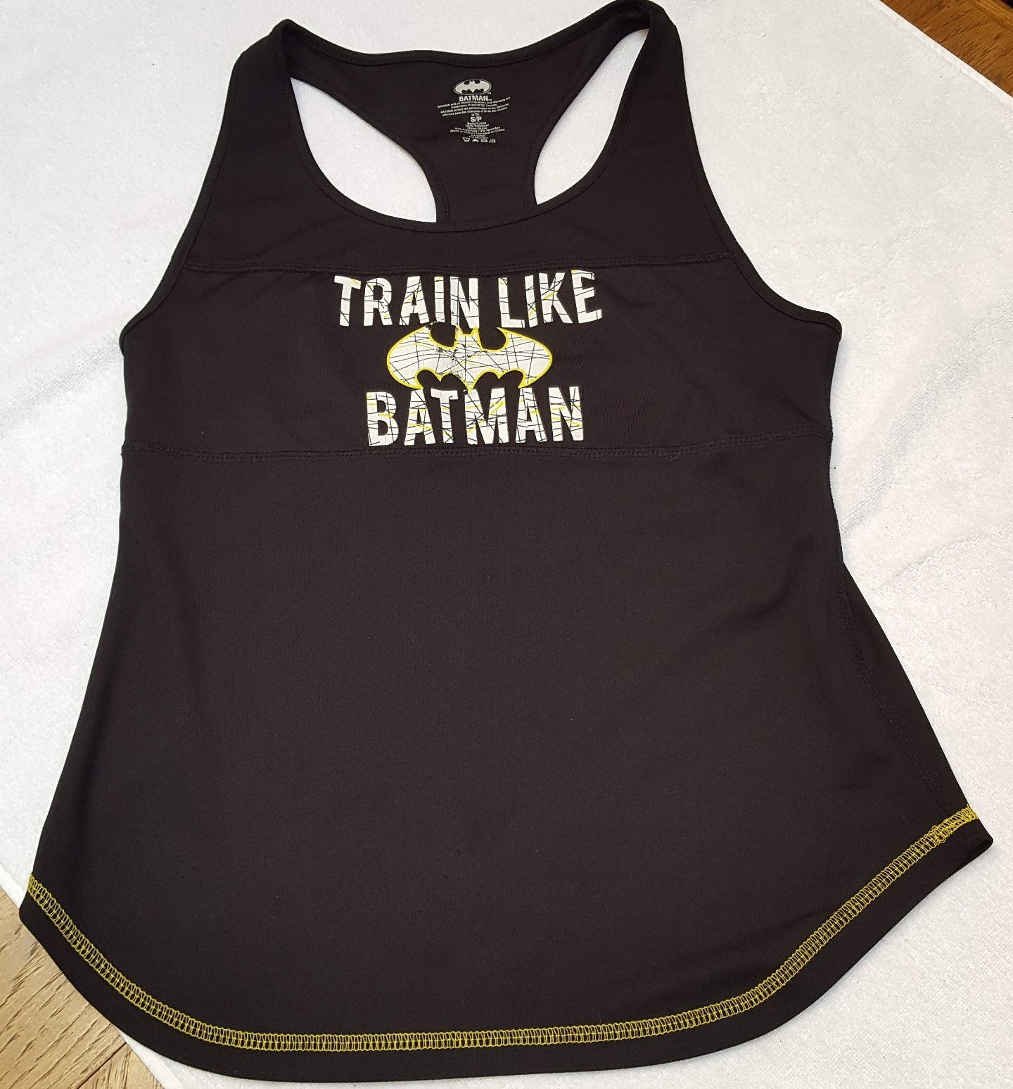 Batman Symbol *Train Like Batman* DC Comics Black T… - Gem