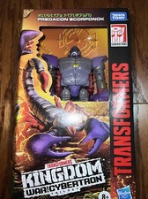 Transformers War for Cybertron: Kingdom Predacon Scorponok
