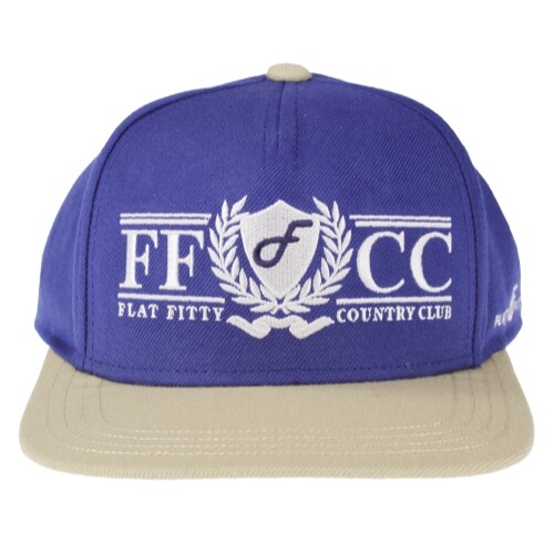 Flat Fitty Country Club Snapback Cap Hat, Blue, One Size | eBay