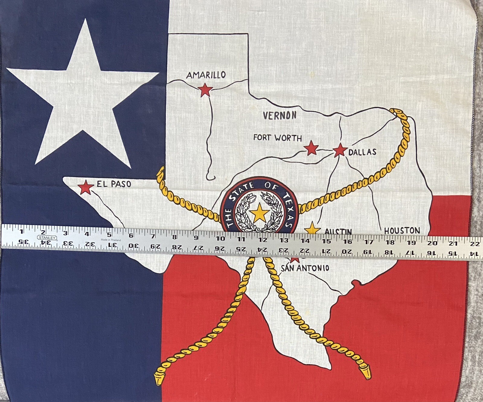 Texas State (Flag) Scarf/bandana- Lone Star State Sea… - Gem