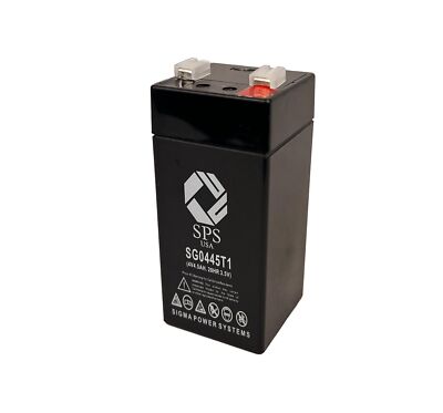 Raion Power 4V 4.5Ah Replacement SLA Battery For Leoch LP4-4.5 | eBay