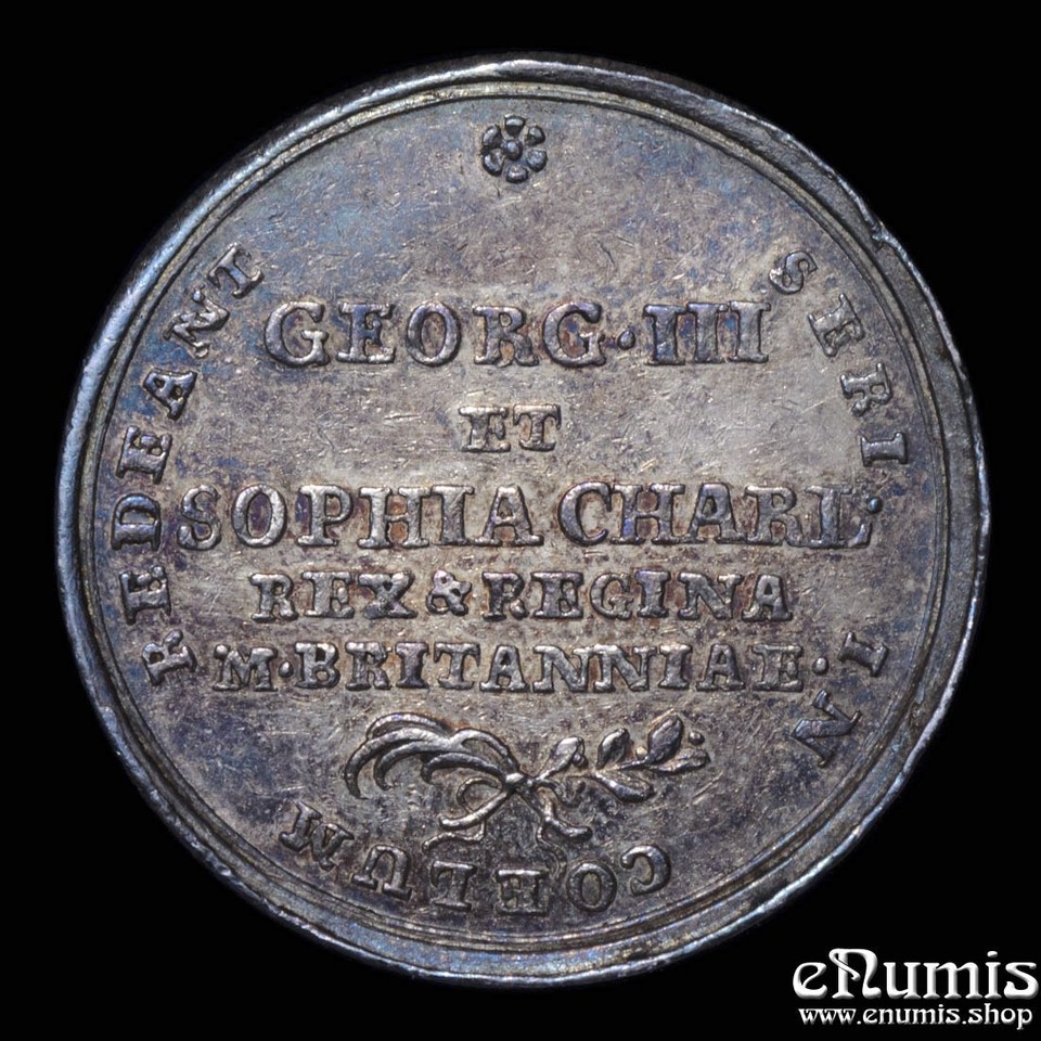 Great Britain, George III, Marriage silver medal 1761, BHM 12, Rare ...