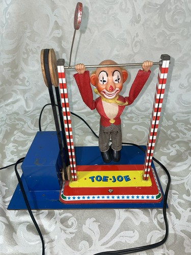 Vintage Ohio Art Toe Joe with Plug in Motor Mechanical Toy Working ...