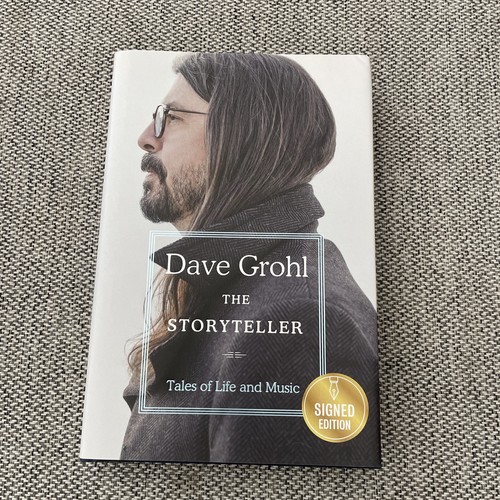 DAVE GROHL signed autograph 'The Storyteller' book Nirvana/Foo Fighters ...