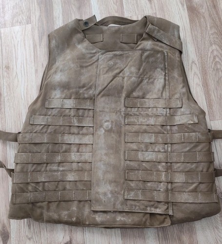 XTRA LARGE | Coyote Brown USMC Body Armor Vest (W/ Soft Armor Inserts ...