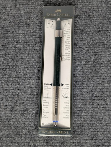 NEW Faber Castell Mechanical Pencil TK Fine Vario 0.7mm 135700 Drafting ...