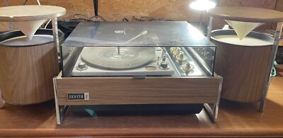 Zenith Circle Of Sound Vintage Vinyl Record Player & Speakers | eBay