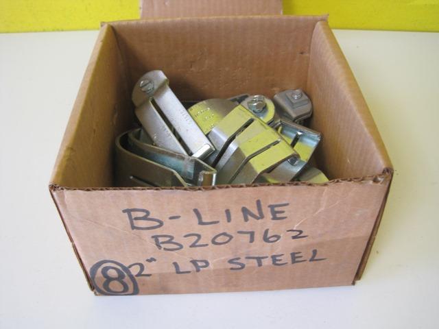 B-LINE B2013 2" STD 2 3ip LOT OF 8 CONDUIT HANGER STRUT CLAMP STRAPS ...