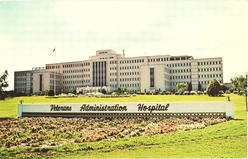 Big Spring Texas Veterans Administration Hospital Front View Vintage ...