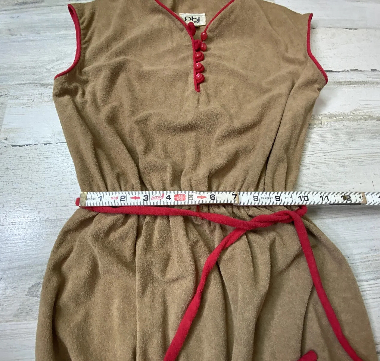 Vintage Retro 70s 80s PBJ Terry Cloth Feel/Look Belte… - Gem