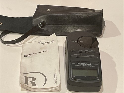 RadioShack Sound Level Meter 33-2055 With Case & Manual | eBay