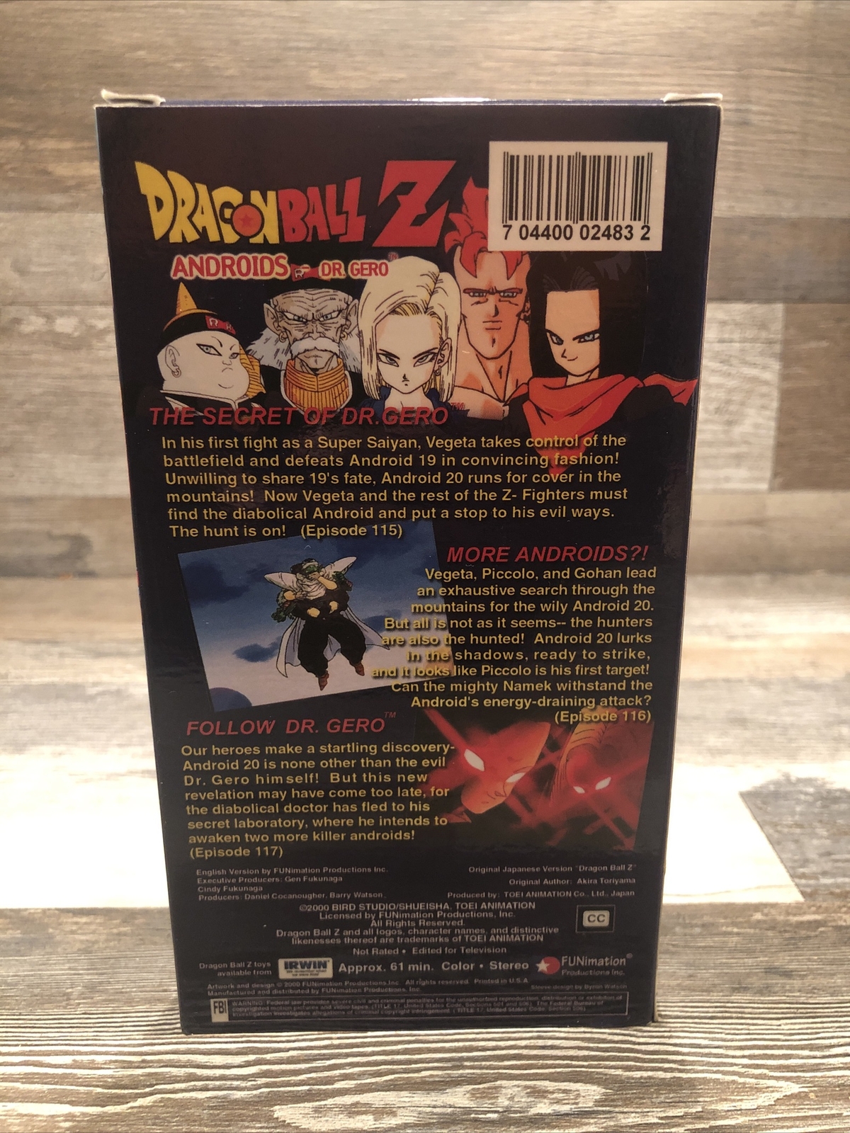 Dragon Ball Z - Androids: Dr. Gero (VHS, 2000) 704400024832| eBay