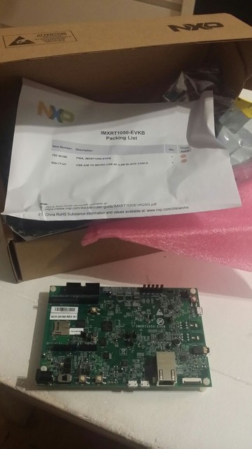 IMXRT1050-EVKB Dev.kit ARM NXP CAN Ethernet JTAG USB Host USB OTG for ...