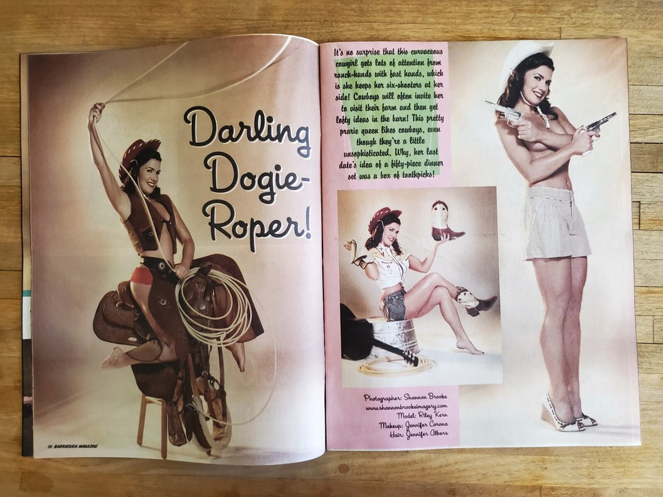 Barracuda Magazine #26 Dayna Delux Bernie Dexter Pin Up Von Dutch ...