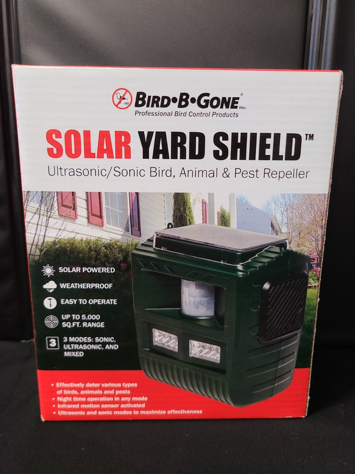 Bird B Gone Mmyard Green Solar Yard Shield Animal and Pest Repeller for ...