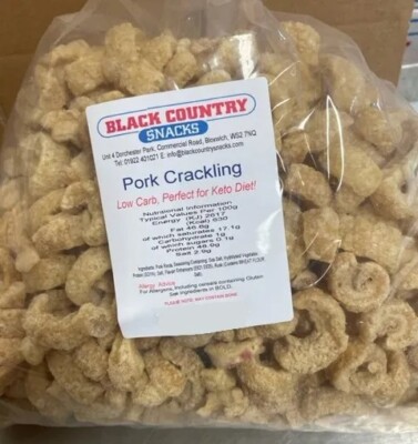 500G Pork Crackling - Choose from 6 Amazing Flavours of Pork crackling ...