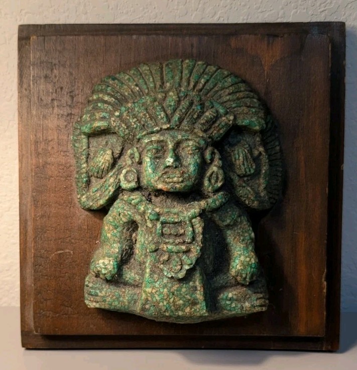 Mayan Aztec Green Stone Wall Plaque | eBay
