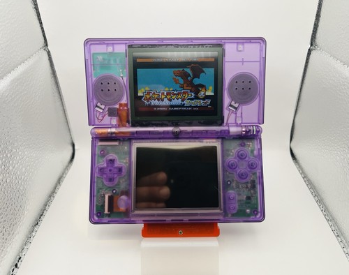 Custom Transparent Purple Nintendo DS lite Handheld console Tested and ...