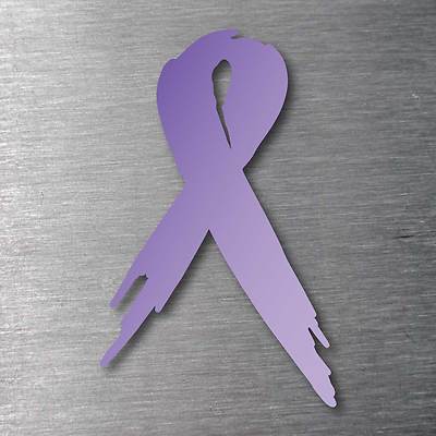 Periwinkle ribbon gastric cancer support sticker quality water/ fade ...