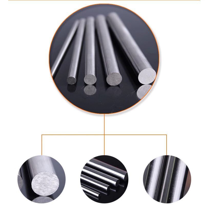 Dia Ø3mm-20mm 304 Stainless Steel Solid Round Rod for DIY Craft - 1pcs ...