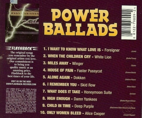 POWER BALLADS - VARIOUS ARTISTS - CD - NEW - SEALED 81227980924| eBay
