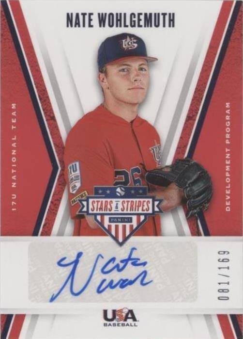 2019 Panini USA Baseball Stars & Stripes - 17u National Team Signatures ...