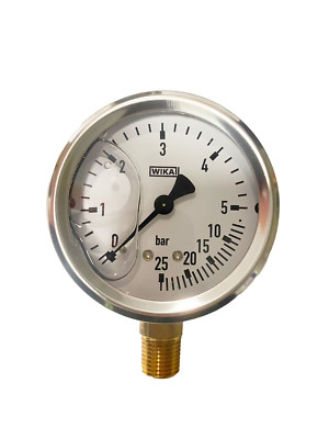 Manometro Isometrico Glicerina Ø 63 mm Wika | eBay