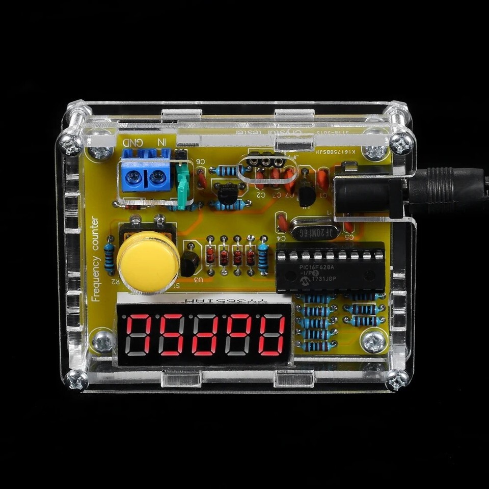 1Hz-50MHz Digital LED Crystal Oscillator Frequency Counter Meter Tester ...