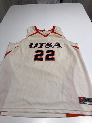 Game Worn Used Texas San Antonio Roadrunners UTSA Basketball Jersey 2XL ...