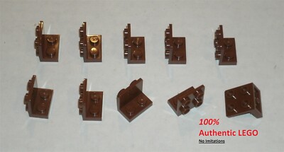 LEGO NEW 1x2-2x2 Reddish Brown Bracket Up (10x) 6226436 Brick 99207 | eBay