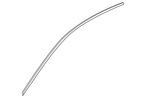 GM OEM 13-16 Malibu Limited Front Door Exterior Trim-Reveal Molding ...
