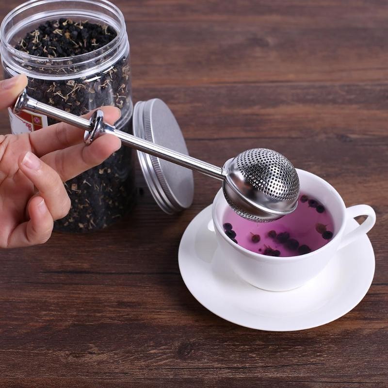 Telescopic Tea Strainer Steel Tea Strainer Full Leaking Tea Maker Tea B ...