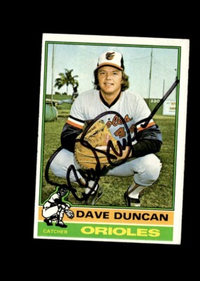 Dave Duncan 1976 Topps Orioles authentic autographed card | eBay