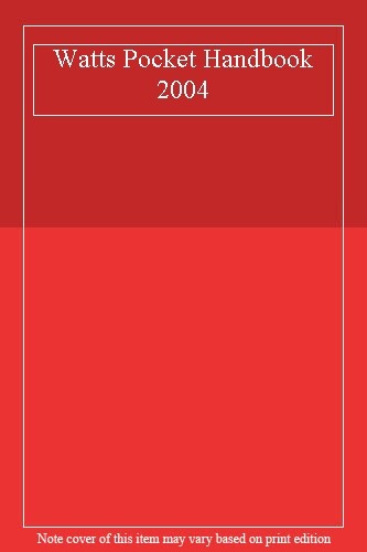 Watts Pocket Handbook 2004 | eBay
