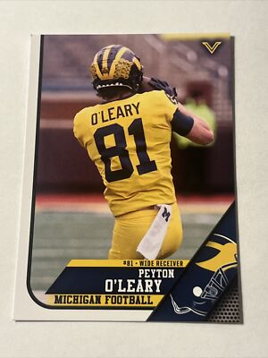 2023 Valiant NIL Michigan Wolverines Football Peyton O'Leary Wide ...