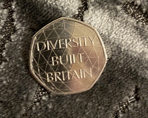 Diversity Built Britain 2020 Rare Collectors 50p Coin 50 pence Coin ...