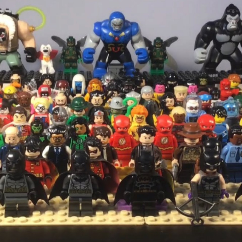 10 Lego DC Minifigs Bulk Lot Batman Minifigure Lot Justice League Figs ...
